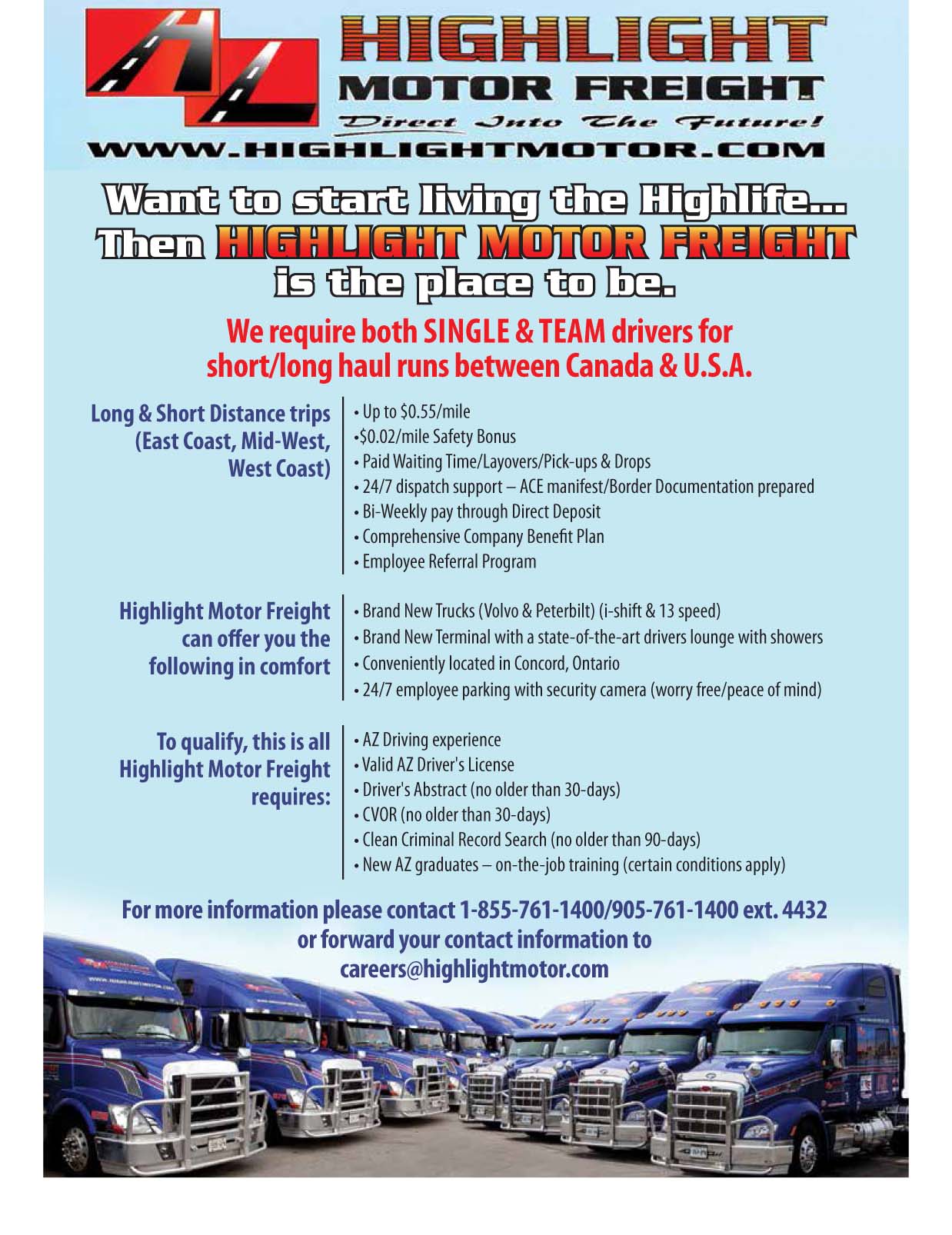 Highlight Motor Freight - Truck News