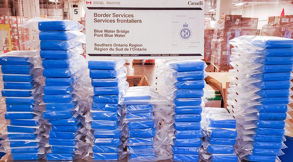 CBSA busts trucker with 84 kg of suspected cocaine in trailer - Truck News