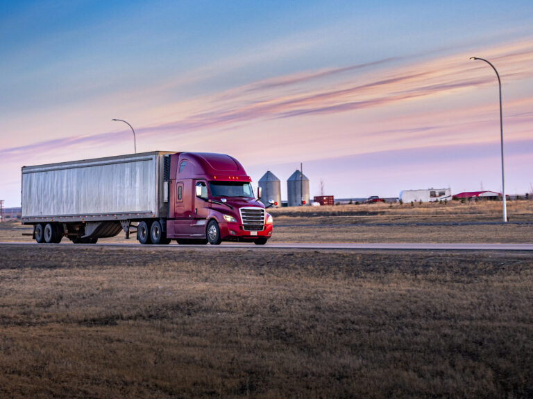 Semi Truck On the Rural Trans-Canada Highway - Truck News