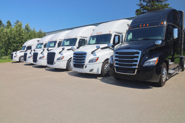 Modern Transport Trucks with Copy Space - Truck News